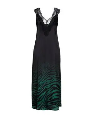 GAËLLE PARIS Zebra-print Maxi Slip Dress