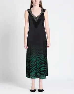 GAËLLE PARIS Zebra-print Maxi Slip Dress