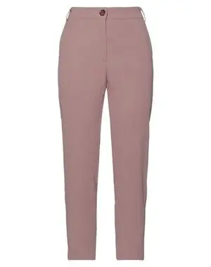 SOALLURE Tapered High Waisted Pants - Beige