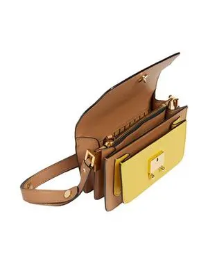 Marni Cross-body Bag In Light Calfskin With Brass Hardware - Pink