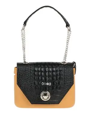 O BAG Handbag With Crocodile Print And Chain Strap