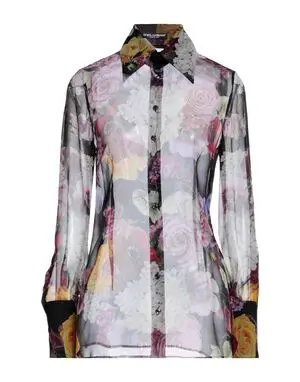 Dolce & Gabbana Floral Print Silk Shirt