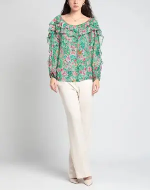 INÓA Floral-print Silk Top