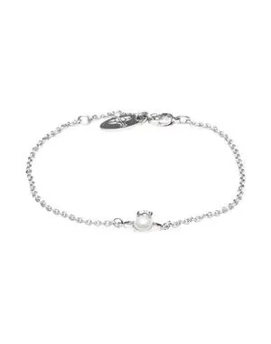 VIVIENNE WESTWOOD Balbina Brass Bracelet Silver