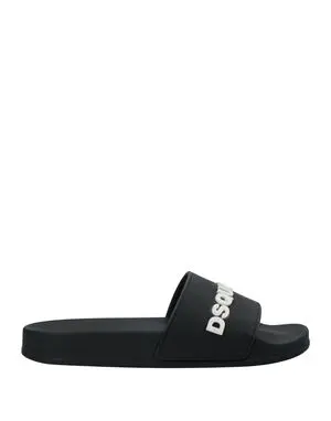 Dsquared2 Lilac Rubber Sandals Black