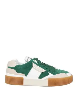 Dolce & Gabbana Sneakers In Calfskin, Viscose, And Cotton