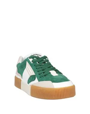 Dolce & Gabbana Sneakers In Calfskin, Viscose, And Cotton