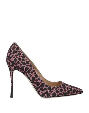 SERGIO ROSSI Leopard-print Stilettos - Pastel Pink