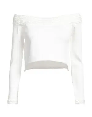 ANTONELLA RIZZA Solid Sweater - White