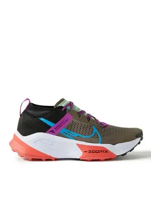 Nike Zoomx Zegama Rubber-trimmed Mesh Trail Running Sneakers