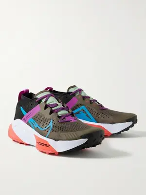 Nike Zoomx Zegama Rubber-trimmed Mesh Trail Running Sneakers