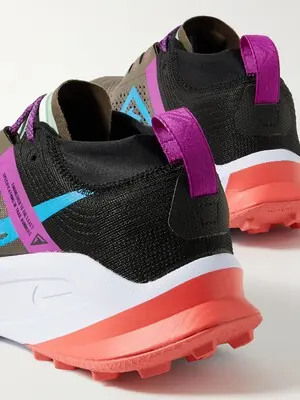 Nike Zoomx Zegama Rubber-trimmed Mesh Trail Running Sneakers