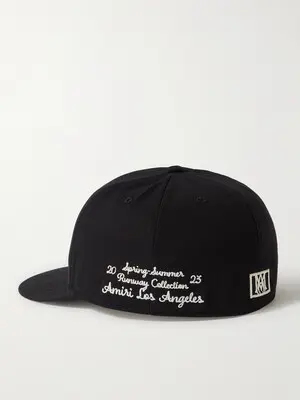 Amiri Logo-embroidered Cotton-twill Baseball Cap