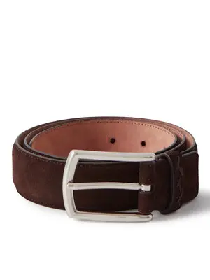 Zegna 3cm Suede Belt