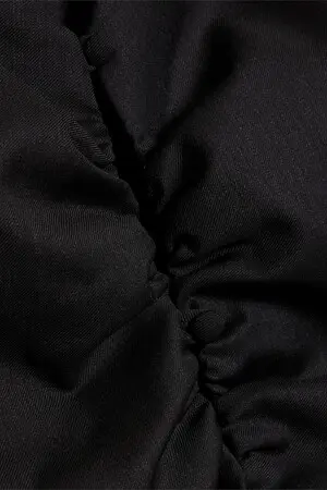 IRO PARIS Baomi Ruched Wool-twill Mini Dress