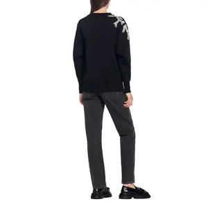 Sandro Marceau Embellished Sweatshirt