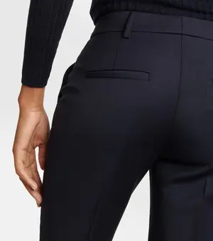 Gabriela Hearst High-rise Wool Trousers - Blue