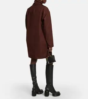 JIL SANDER Layered Minidress - Brown
