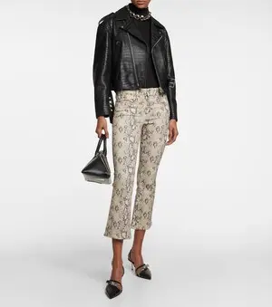 FRAME Le Crop Mini Flare Jeans