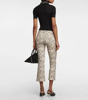 FRAME Le Crop Mini Flare Jeans