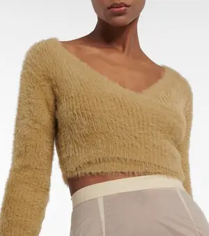 MAISON MARGIELA Knit Crop Top