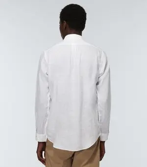 Polo Ralph Lauren Embroidered Linen Shirt - White