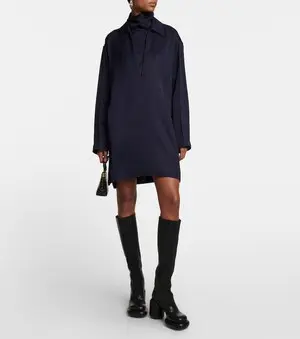 JIL SANDER High-neck Mini Dress