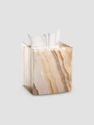 LABRAZEL Ambarino Tissue Box Cover - Ivory