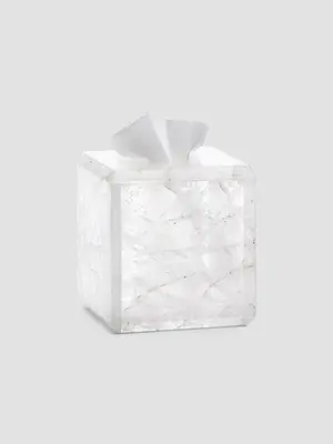 LABRAZEL Rockwell Tissue Box Cover - Clear