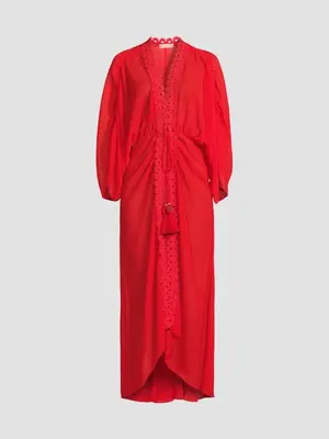 Ramy Brook Raelynn Maxi Dress - Flame