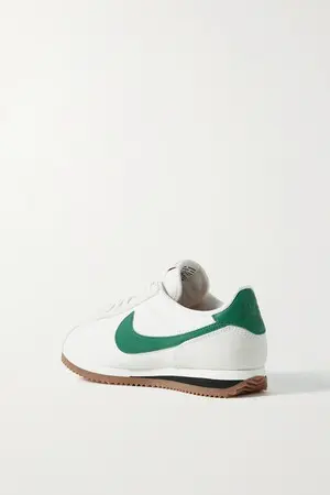 Nike Cortez Suede-trimmed Leather Sneakers