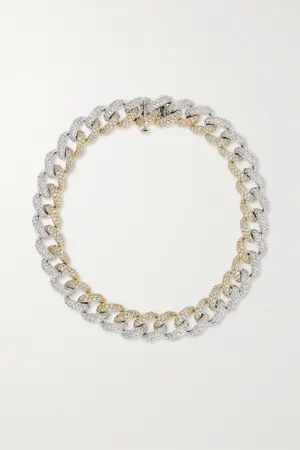 Shay Essential 18-karat Yellow And White Diamond Bracelet - Gold