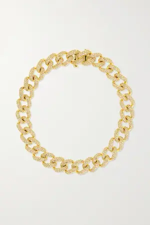 Shay Essential 18-karat Diamond Link Bracelet - Gold