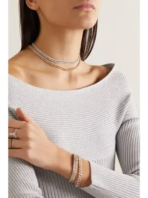 Shay Mini 18-karat Diamond Choker