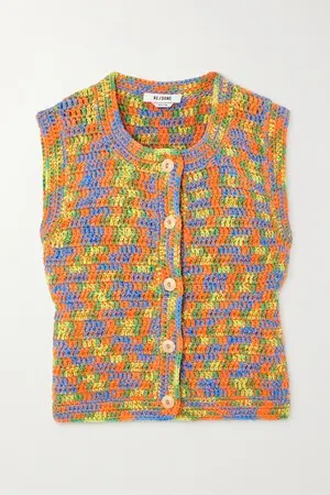 RE/DONE 90s Ribbed Cotton Vest