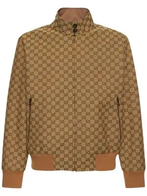 Gucci Cosmogonie Reversible Leather Jacket - Camel,brown