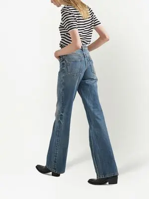 Prada Bleached-effect Straight-leg Jeans