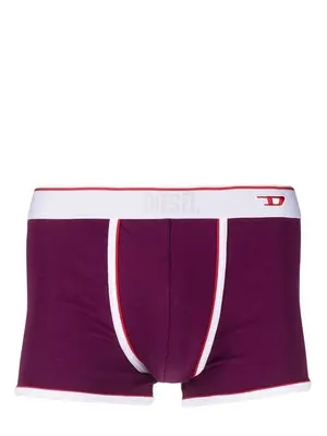 DIESEL® Logo-patch Stretch-cotton Boxers