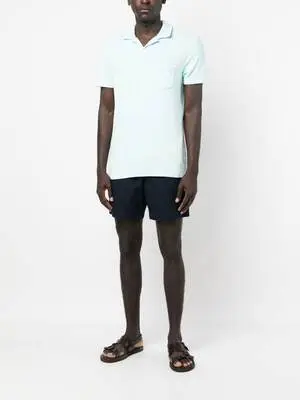 Orlebar Brown Terry Short-sleeve Polo Shirt - Blue