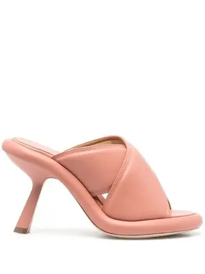 VIC MATIE Crossover-strap High Heel Sandals - Pink