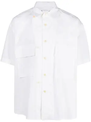 Sacai Flap-pockets Short-sleeved Shirt
