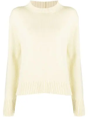 JIL SANDER Crew-neck Jumper - Yellow