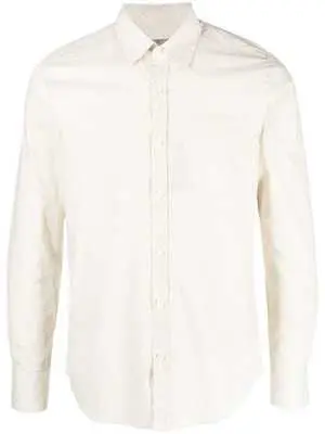 Canali Plain Button-down Shirt