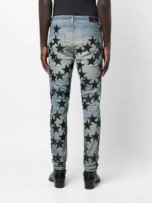 Amiri Star Patch Skinny Jeans