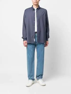 Woolrich Fine-check Virgin Wool Shirt - Blue