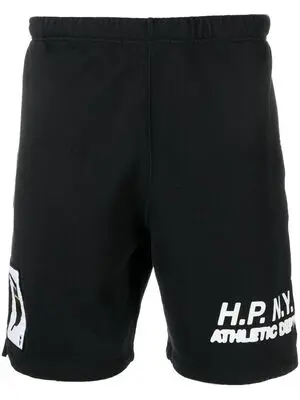 Heron Preston Slogan-print Cotton Shorts