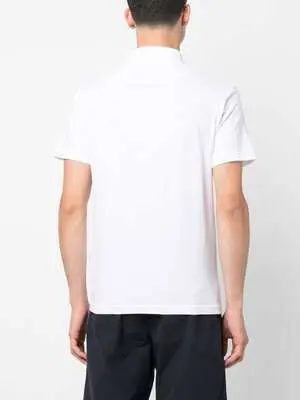 Stone Island Compass-patch Polo Shirt - White
