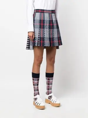 Thom Browne Pleated Skirt - Multicolour