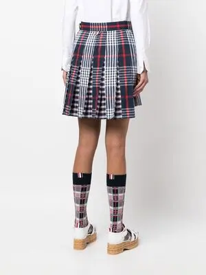 Thom Browne Pleated Skirt - Multicolour