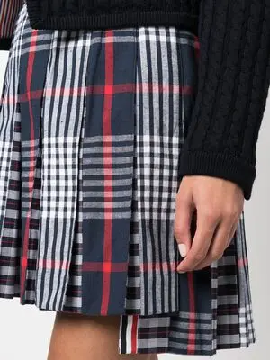 Thom Browne Pleated Skirt - Multicolour